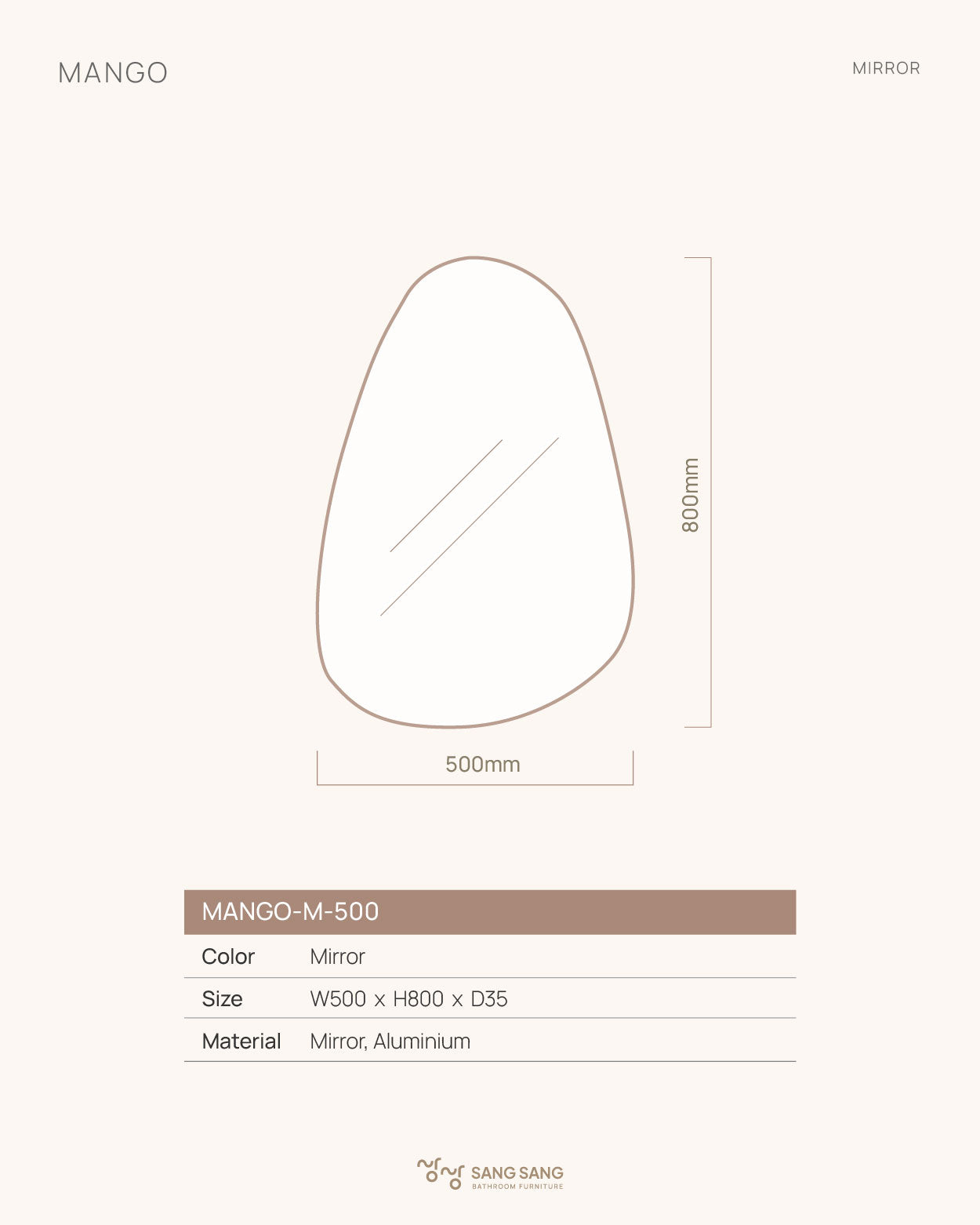 [MANGO MIRROR] Gương LED Phòng Tắm Treo Tường Sang Sang – Sang Sang ...